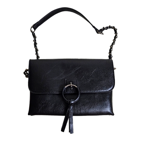 Sam & Hadley | Bags | Sam Hadley Small Black Purse With A Tassel And ...